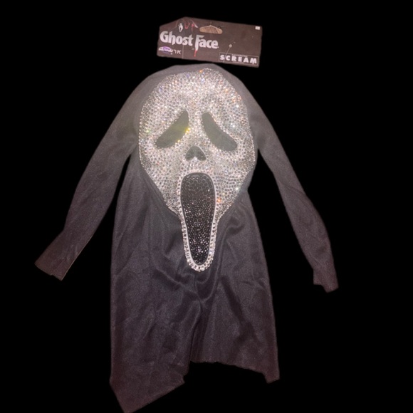 Accessories | Crystal Diamond Sparkly Ghost Face Scream Horror Mask New ...